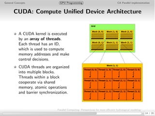 Parallel Computing: Perspectives for more efficient hydrological modeling | PDF