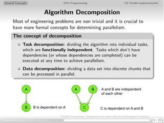 Parallel Computing: Perspectives for more efficient hydrological ...