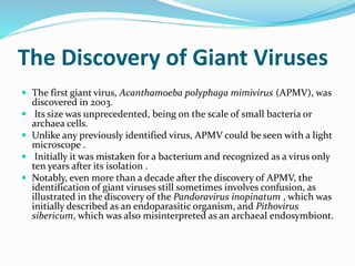 Gaint viruses | PPTX