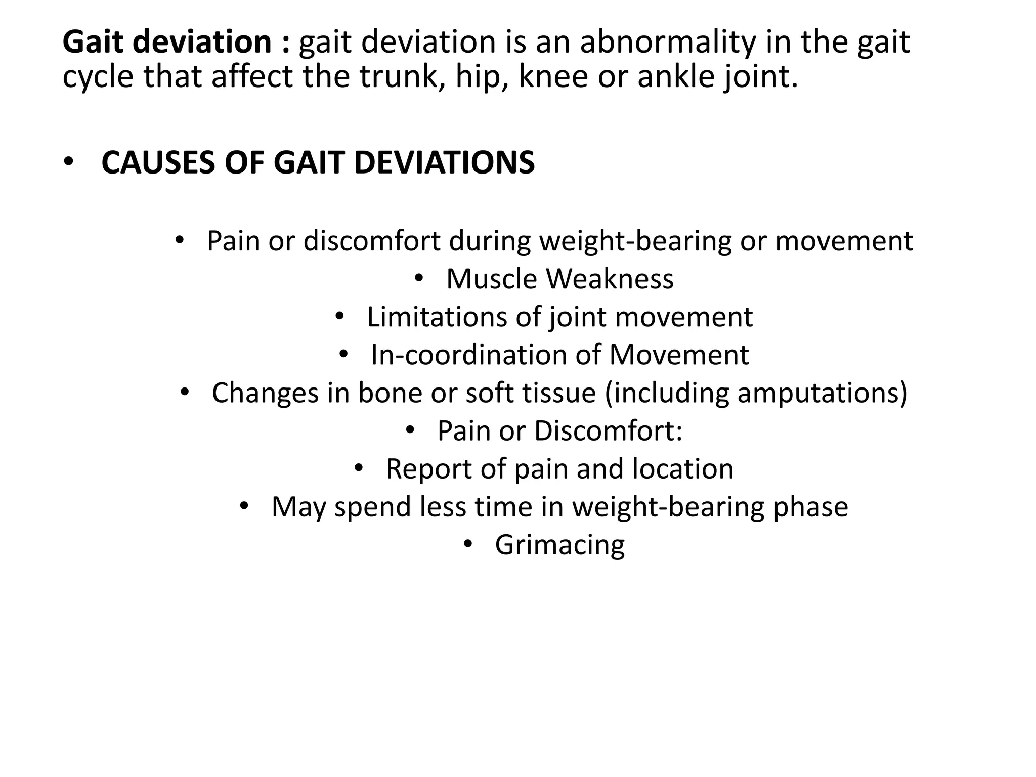 Biomechanics Gait Gait cycle types .pptx