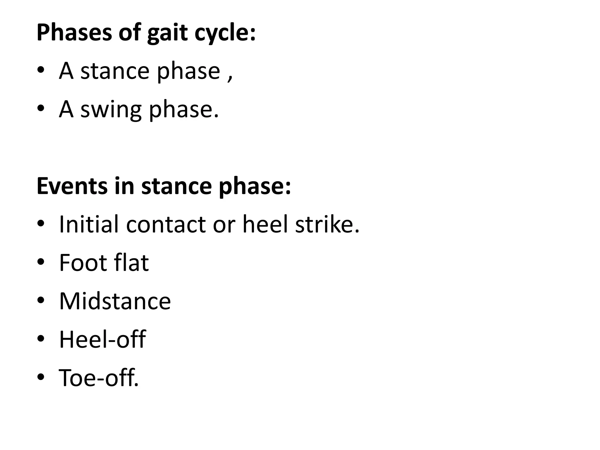 Biomechanics Gait Gait cycle types .pptx