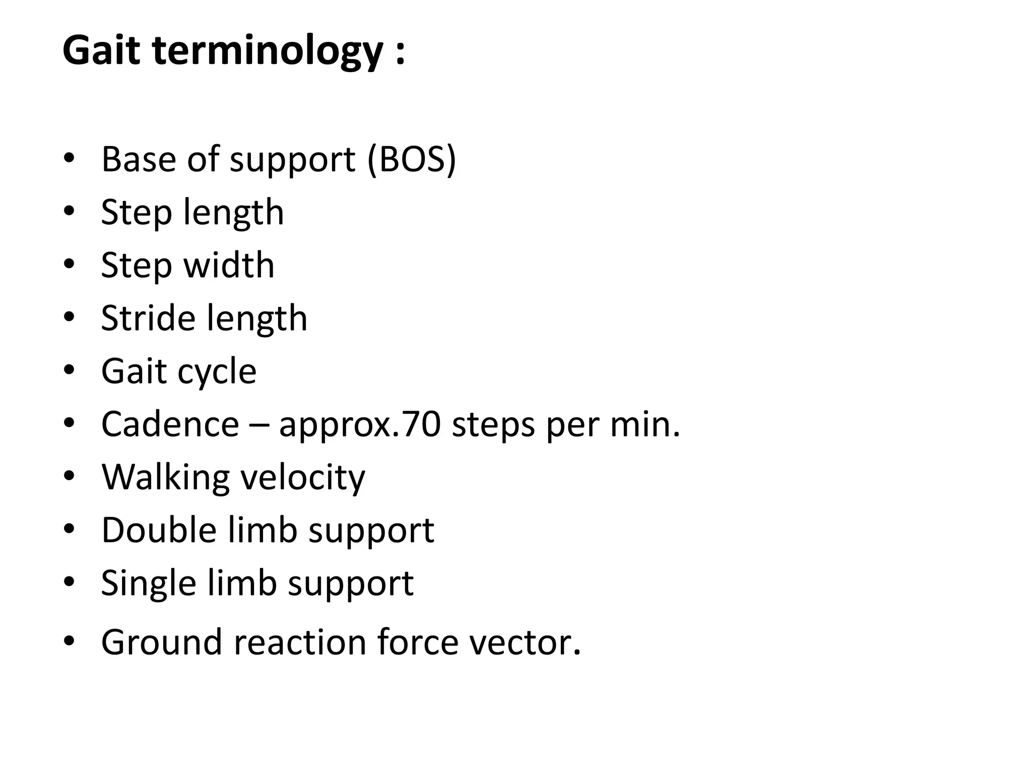 Biomechanics Gait Gait cycle types .pptx