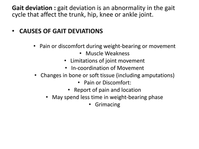 Biomechanics Gait Gait cycle types .pptx