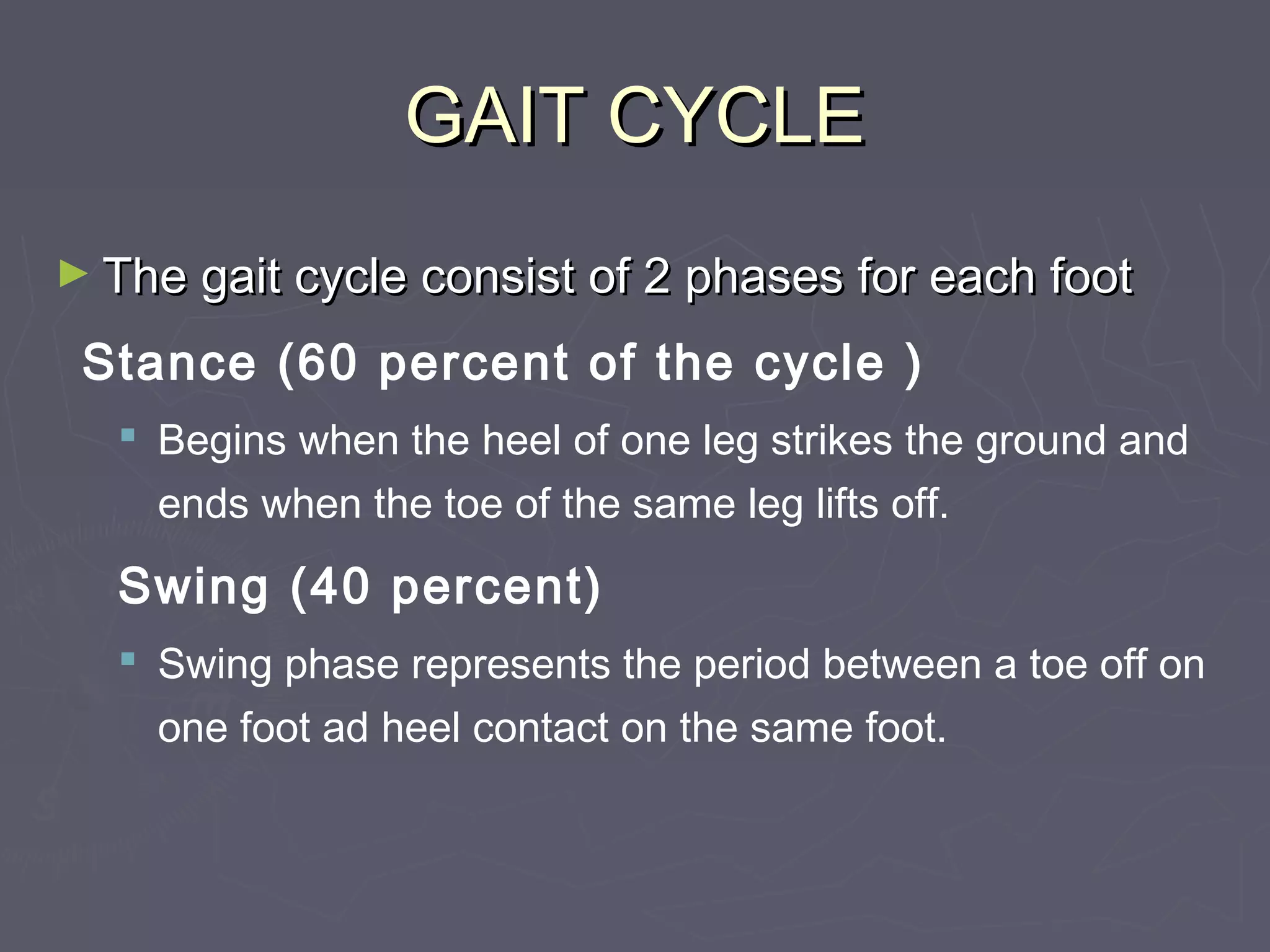 Gait | PPT
