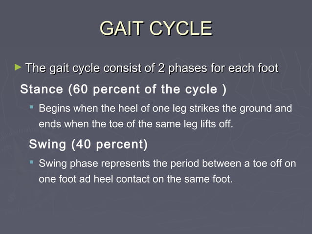 Gait | PPT