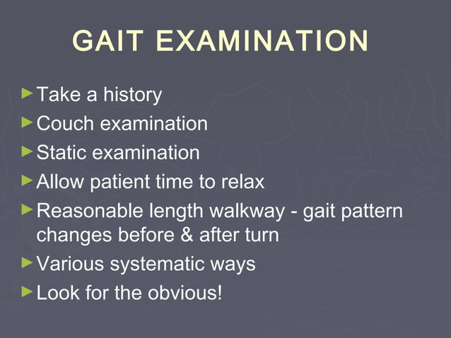 Gait | PPT