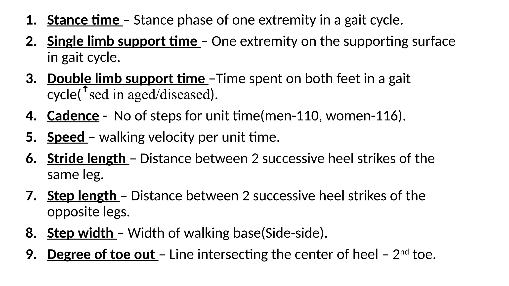 GAIT / GAIT CYCLE / PHASES OF GAIT / BIOMECHANICS | PPTX