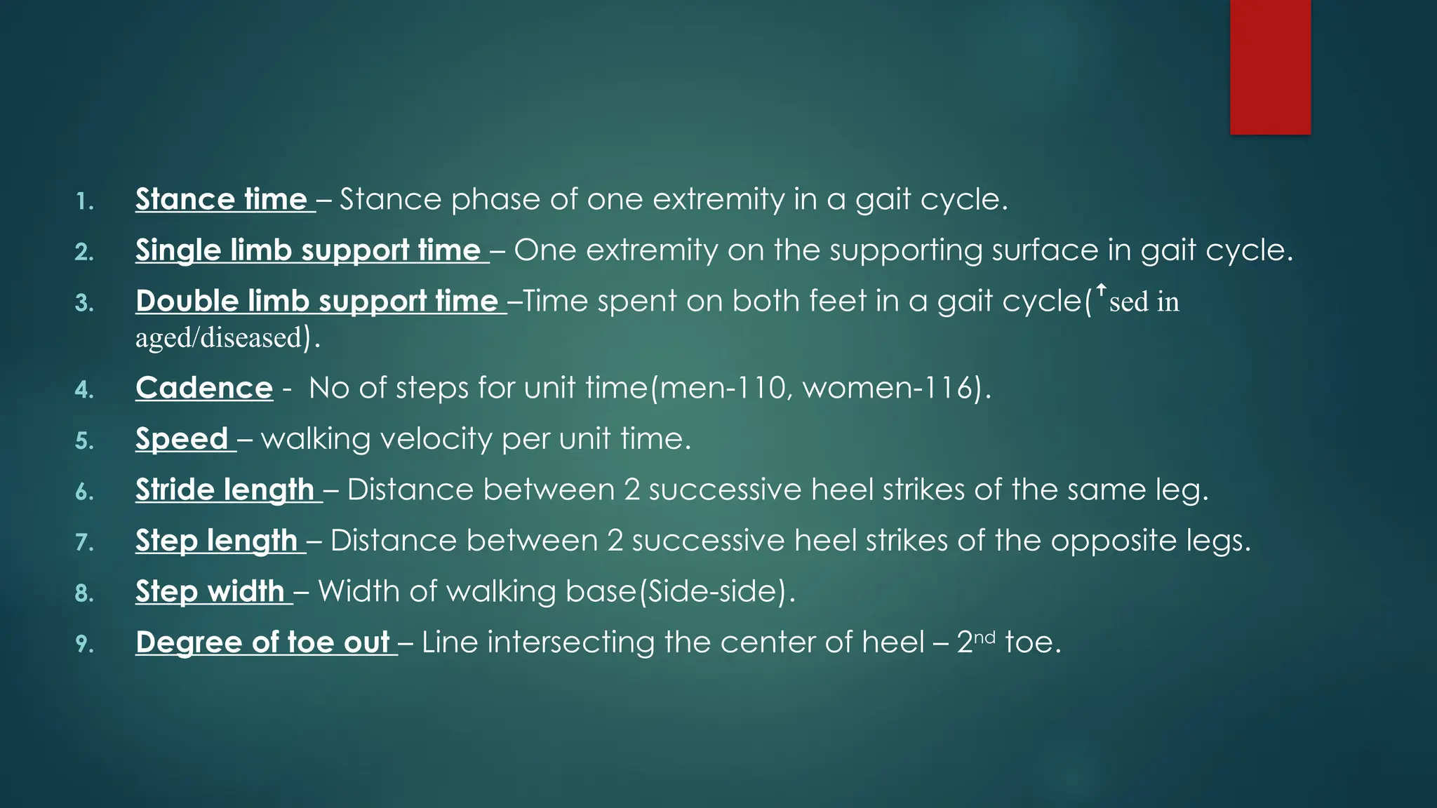 GAIT / GAIT CYCLE / PHASES OF GAIT / BIOMECHANICS | PPTX