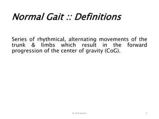 Gait Analysis - Components and Abnormalities.pptx