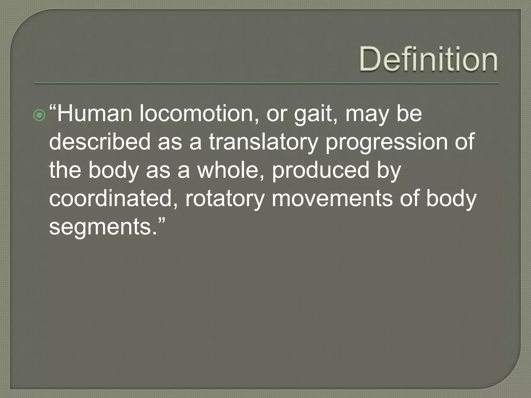 Gait Introduction Analysis And Re Education Principles Pptx