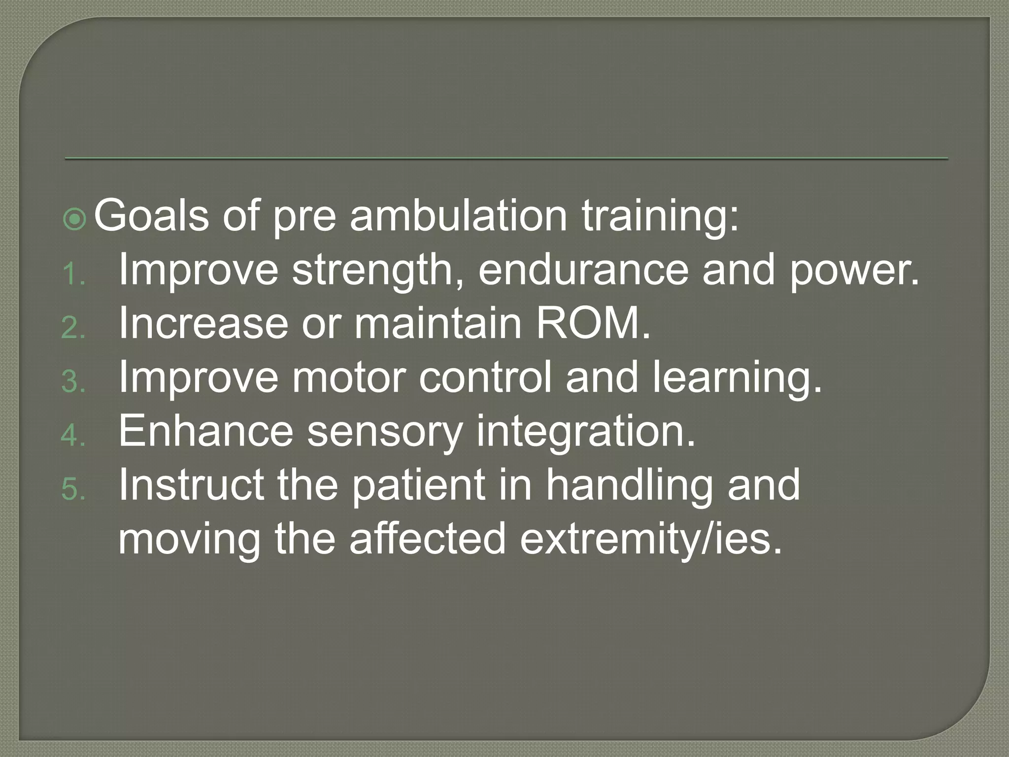 Gait_ Introduction, Analysis & Re-education Principles | PPTX