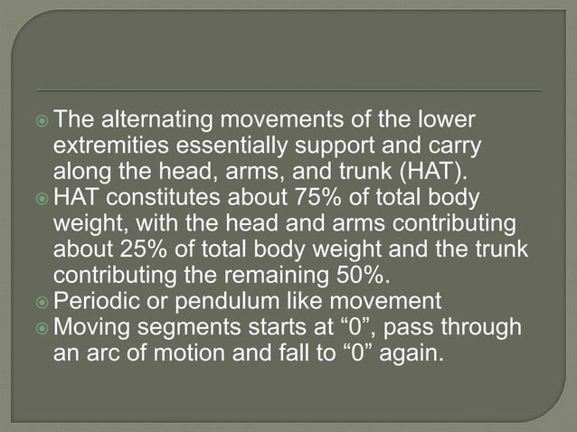 Gait Introduction Analysis And Re Education Principles Pptx