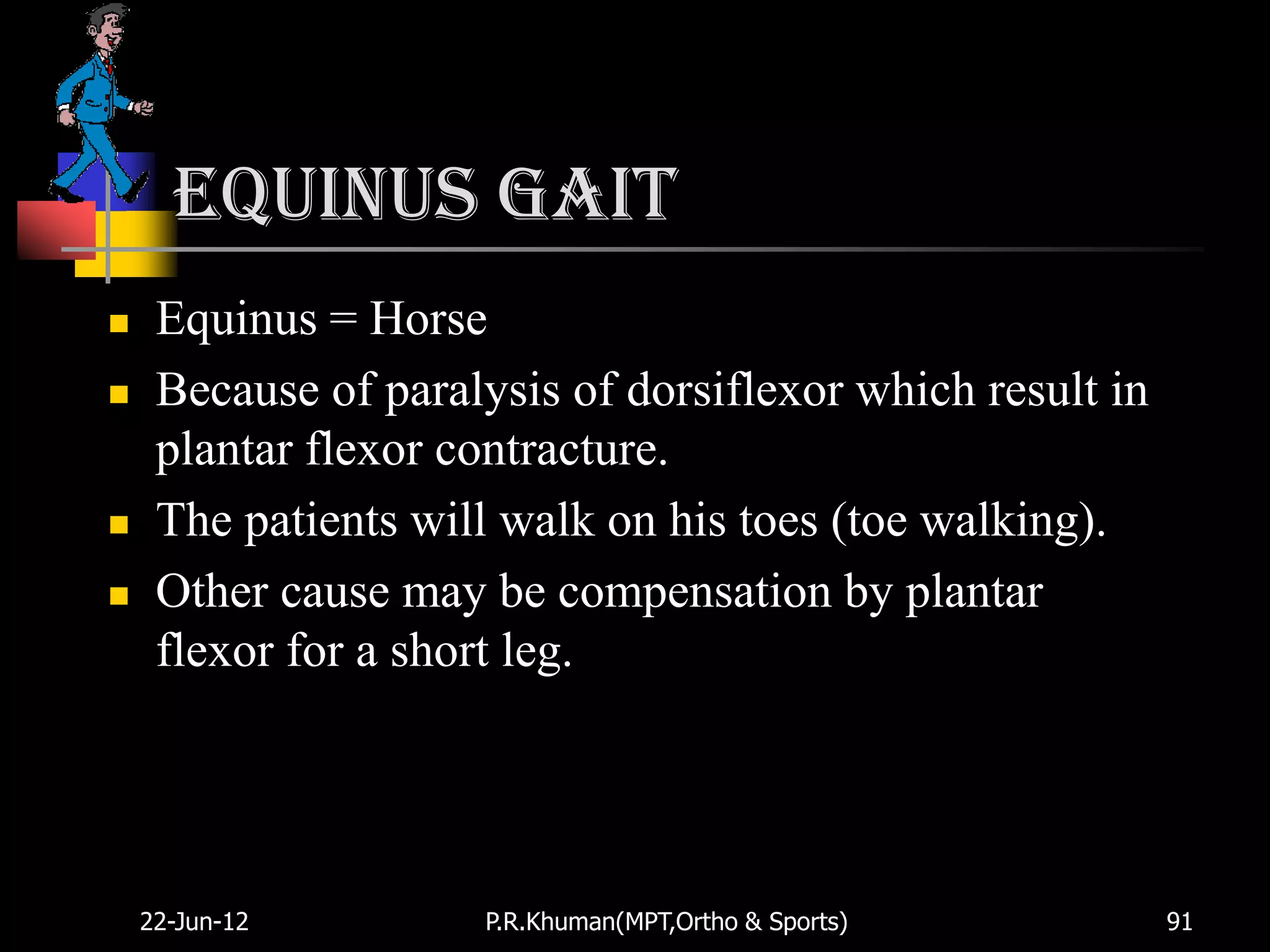 Gait normal & abnormal | PPTX