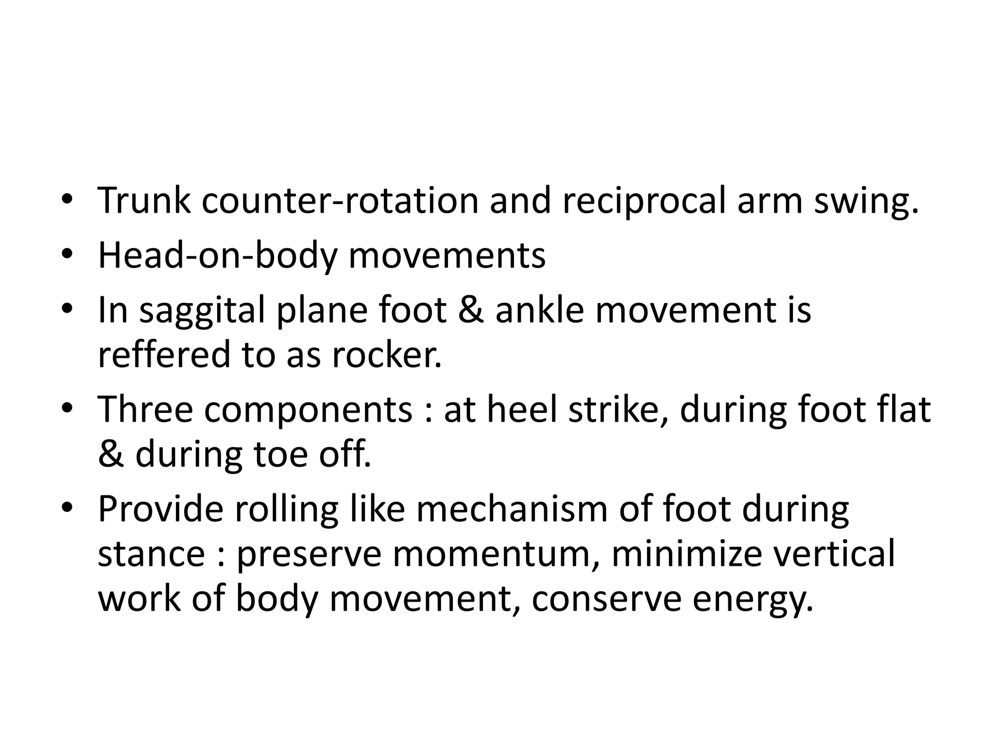Gait parameters , determinants and assessment (2) | PPTX