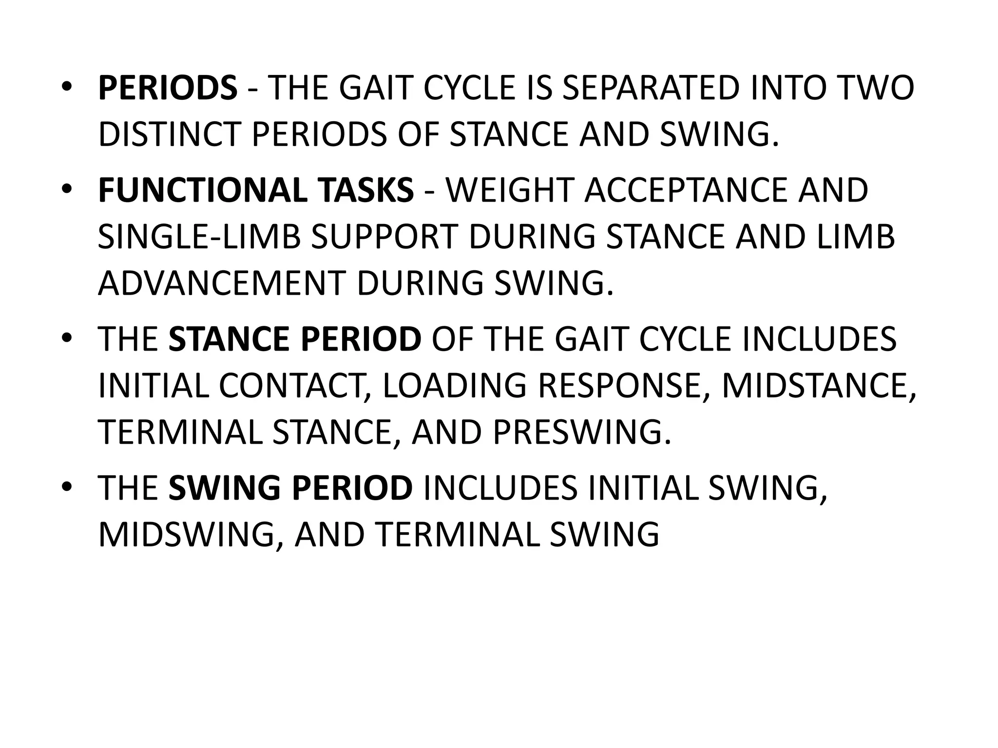 Gait parameters , determinants and assessment (2) | PPTX