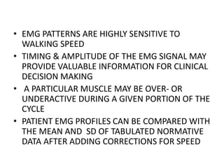 Gait parameters , determinants and assessment (2) | PPTX