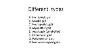 Gait abnormalities | PPTX