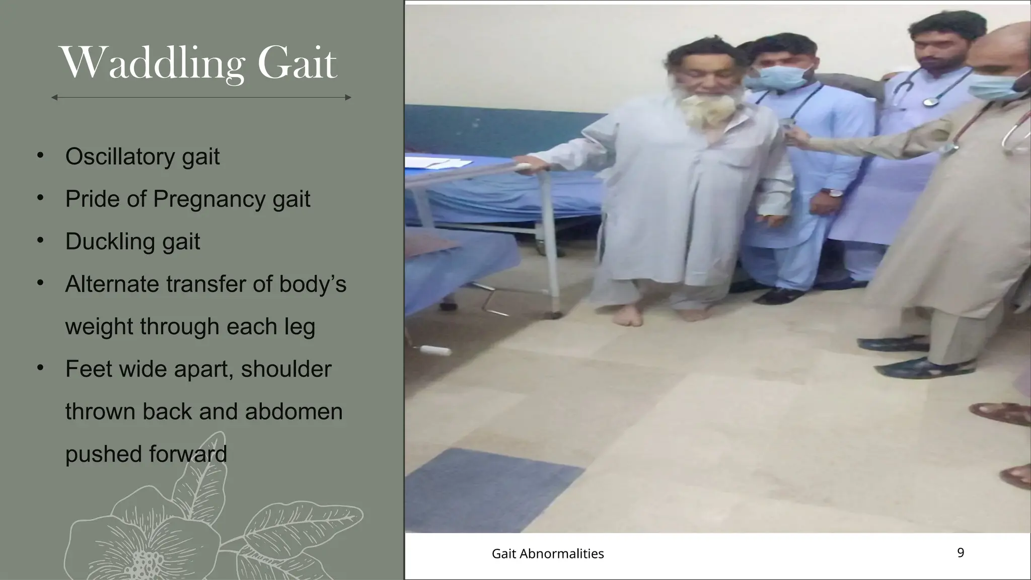 Different types of Gait Abnormalities ppt | PPTX