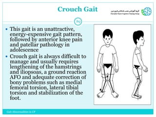 Gait abnormalities in children with cp final | PPT