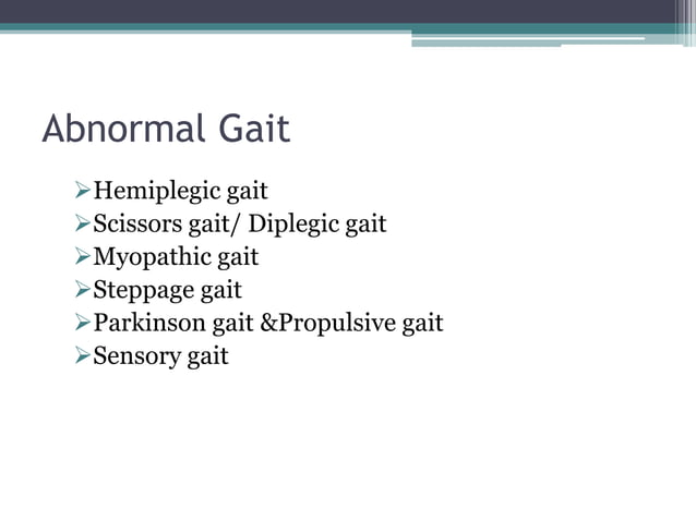 Gait abnormalities presentation | PPTX | Physical Therapy | Wellness