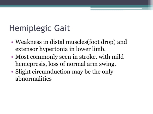Gait abnormalities presentation | PPTX | Physical Therapy | Wellness