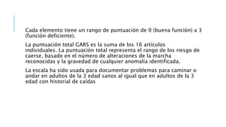 Gait abnormality rating scale (gars) | PPTX