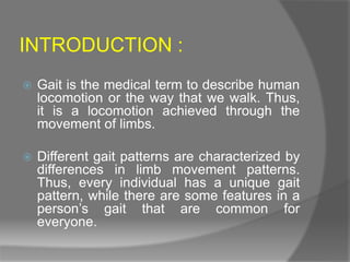 Gait analysis | PPTX