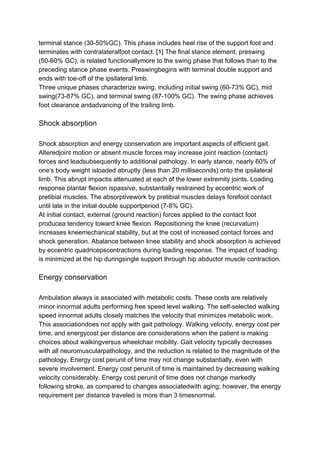 Gait analysis | PDF