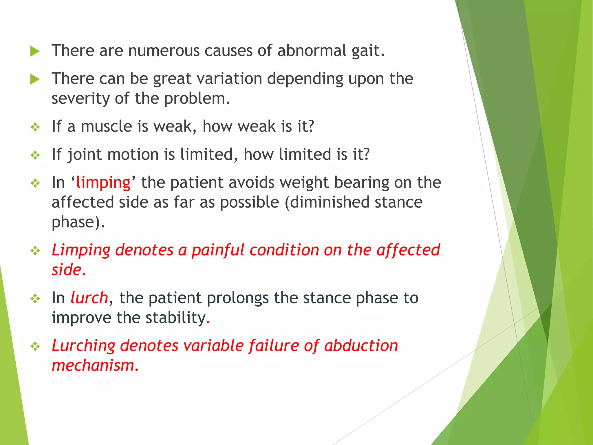 Gait analysis dr himanshu | PPTX