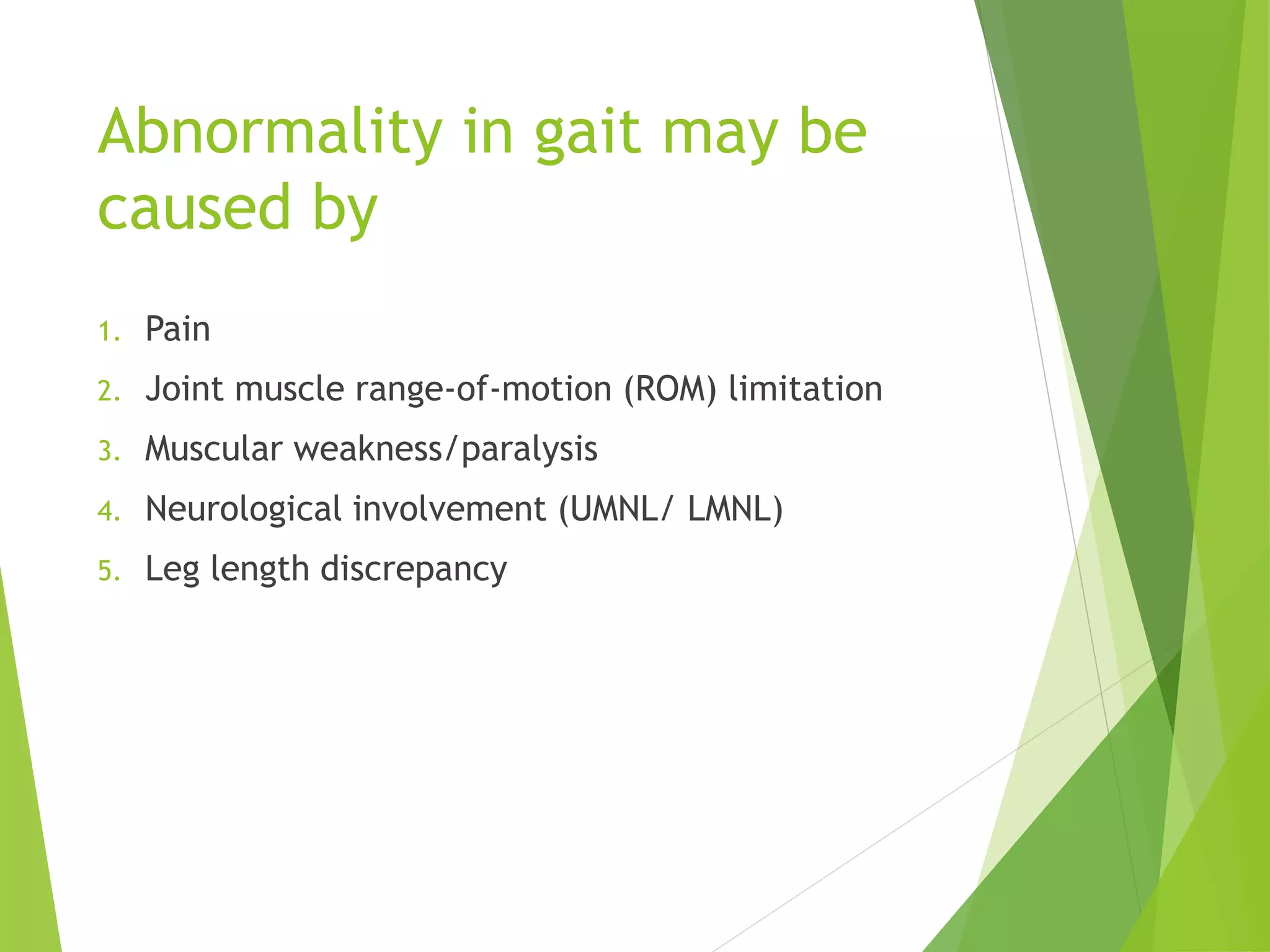 Gait analysis dr himanshu | PPTX