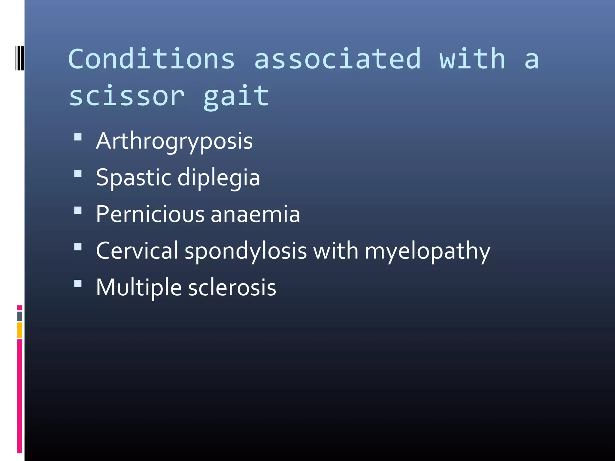 Gait and gait abnormalities | PPT