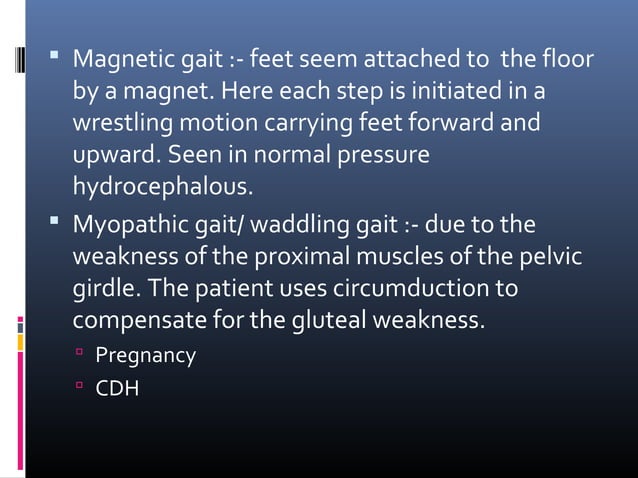 Gait and gait abnormalities | PPT | Death, Injury, or Military Conflict ...