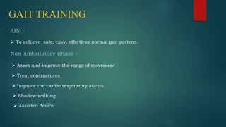 Gait and its abnormalities | PPT
