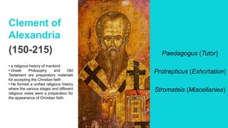 The study of religion in the Early Christian Literature | PPT