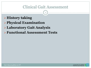 Gait assessment in children with cp | PDF