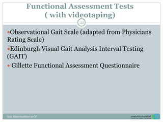 Gait assessment in children with cp | PDF