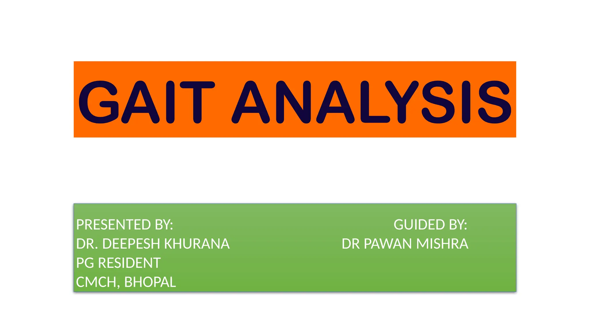 GAIT and its different types[Autosaved].pptx