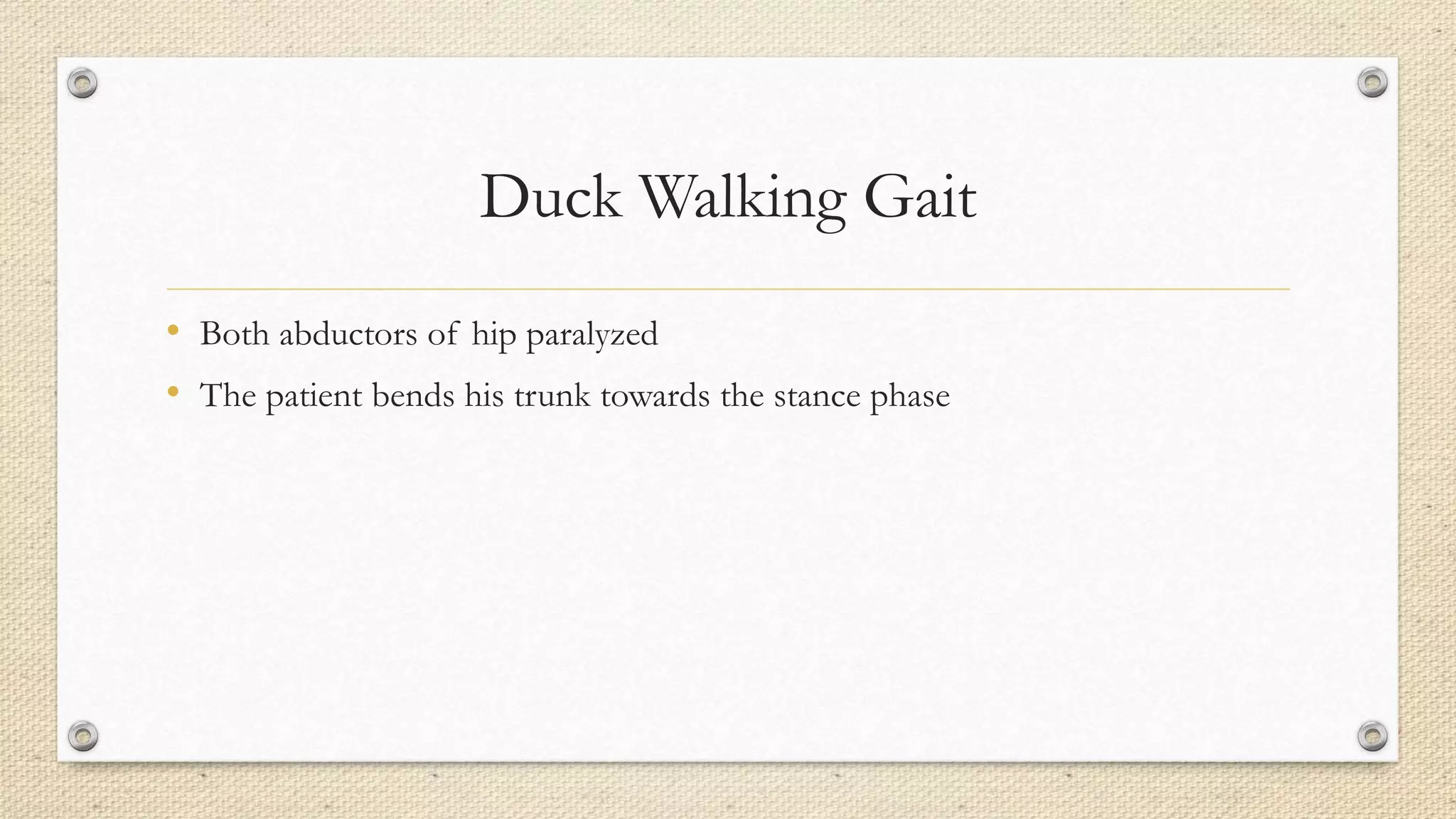 Abnormal Gait | PPTX