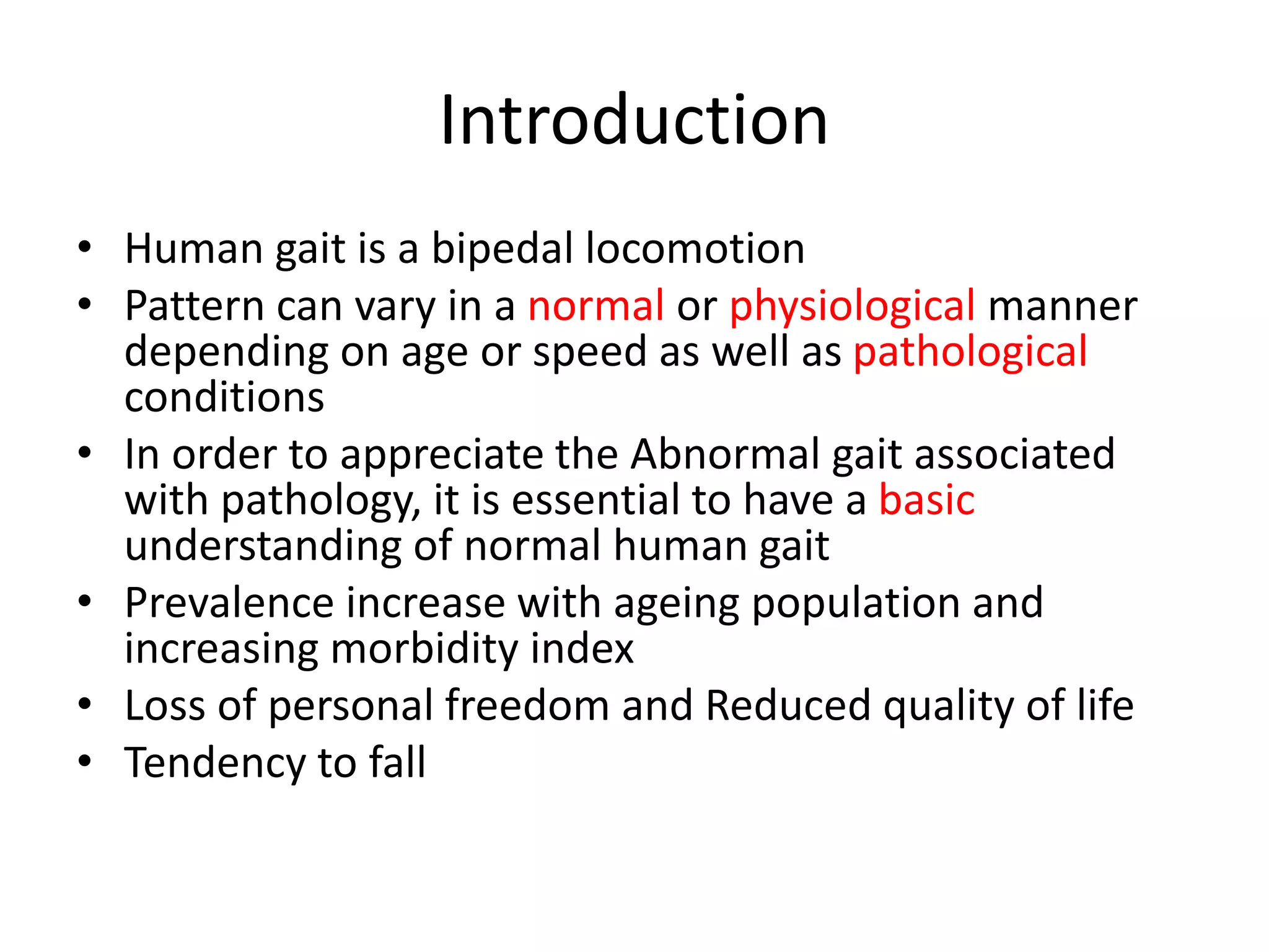 GAIT and it abnormality by Dr Umar Mohammed NOHIL | PPTX