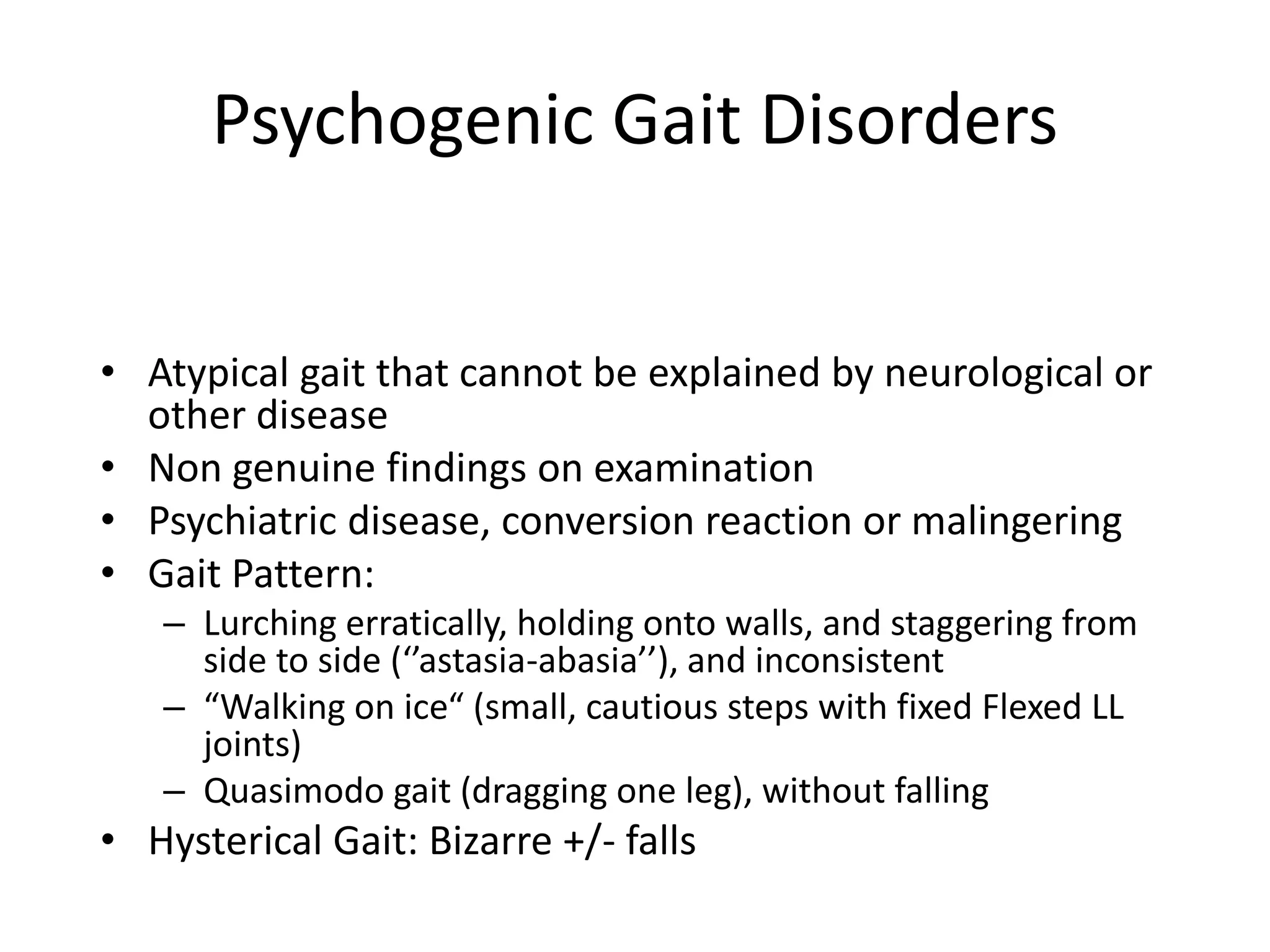 GAIT and it abnormality by Dr Umar Mohammed NOHIL | PPTX