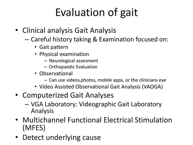 GAIT and it abnormality by Dr Umar Mohammed NOHIL | PPT