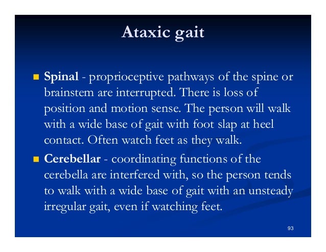 Gait, movements that produce locomotion