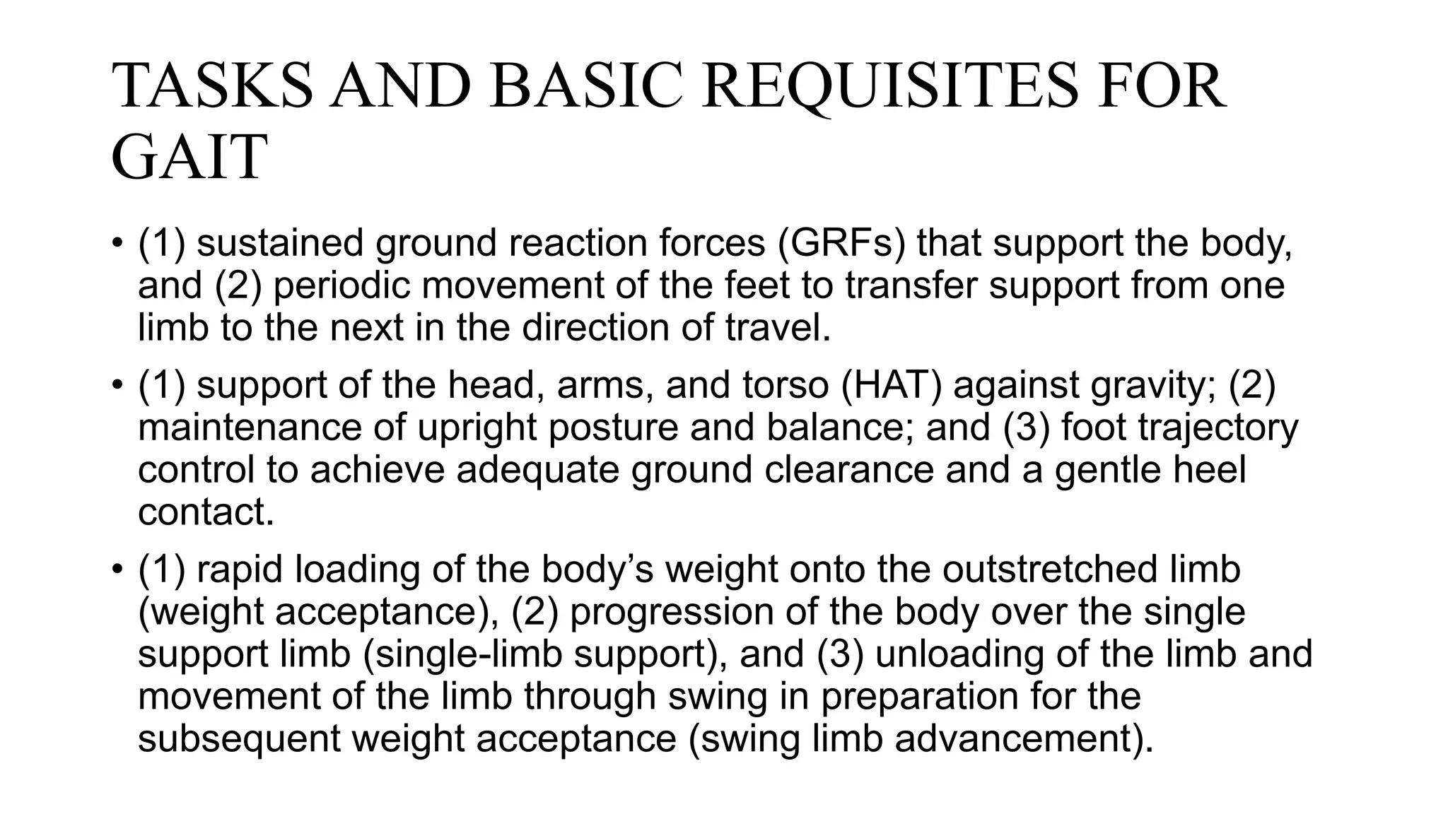 Human Gait Cycle and its Biomechanical Evaluation | PPTX