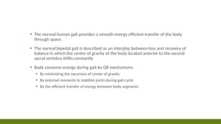GAIT CYCLE is important in walking.abnormalities | PPTX