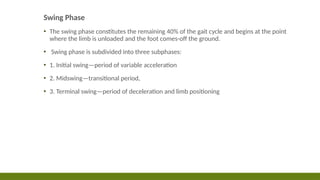 GAIT CYCLE is important in walking.abnormalities | PPT