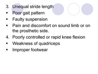 Gait deviation in prosthesis.ppt | Death, Injury, or Military Conflict ...