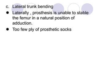 Gait deviation in prosthesis.ppt