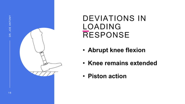 Gait deviations in Transtibial prosthesis users | PPTX