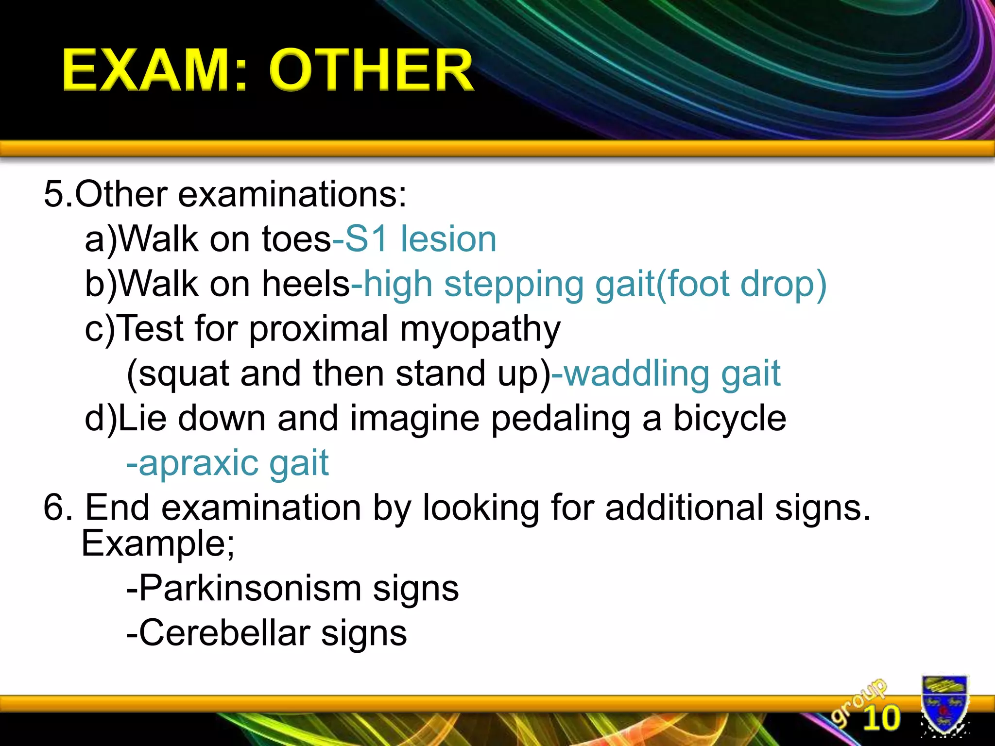Gait disorder | PPTX