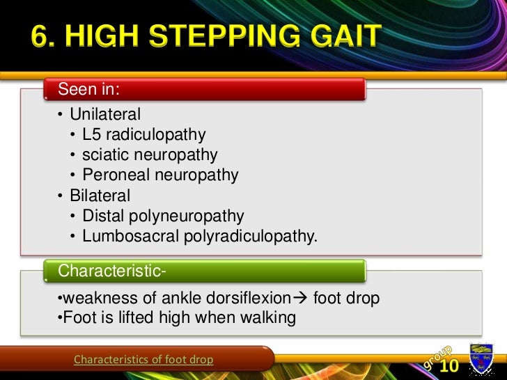 Gait disorder
